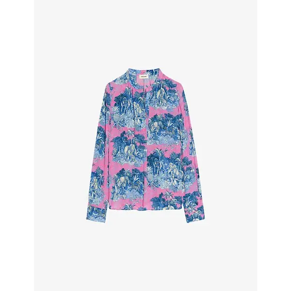 Zadig&Voltaire Floral-print Woven Shirt - Lady