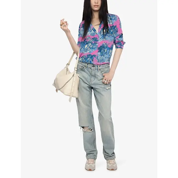 Zadig&Voltaire Floral-print Woven Shirt - Lady