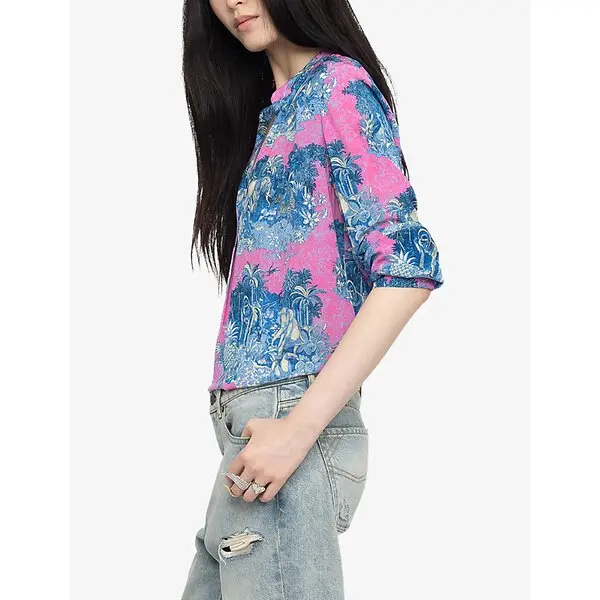 Zadig&Voltaire Floral-print Woven Shirt - Lady