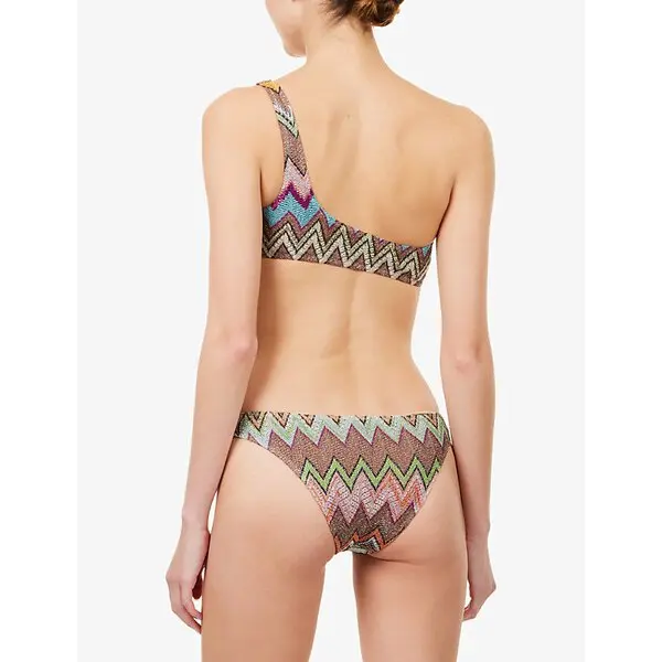 Missoni Raschel Chevron-knit Bikini Set - Multicolor W/dark Base