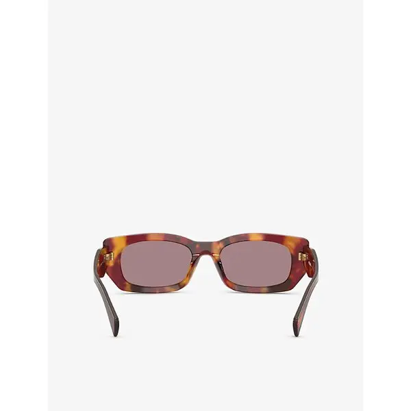 Prada Square-shape Acetate Sunglasses