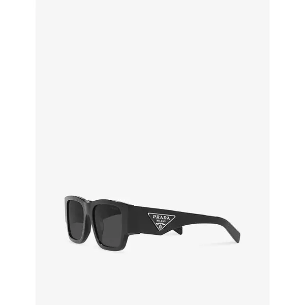 Prada Pr 10zs Square-frame Sunglasses - Black