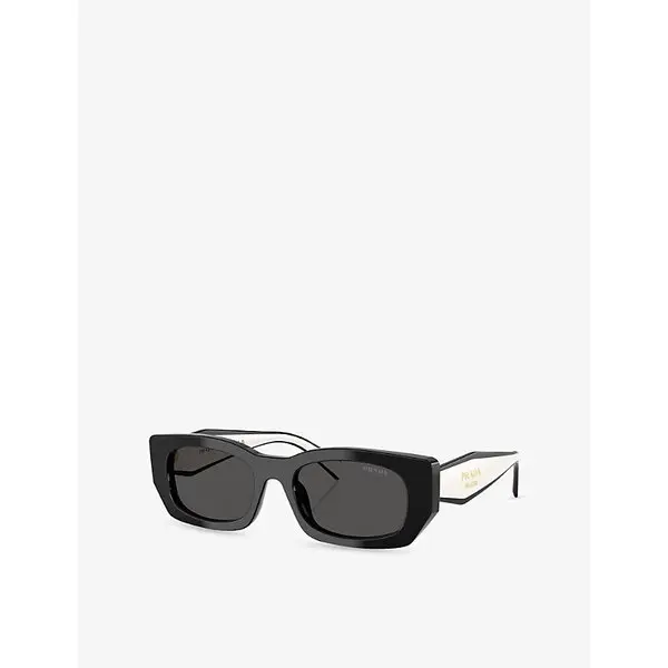 Prada Pillow-frame Acetate Sunglasses