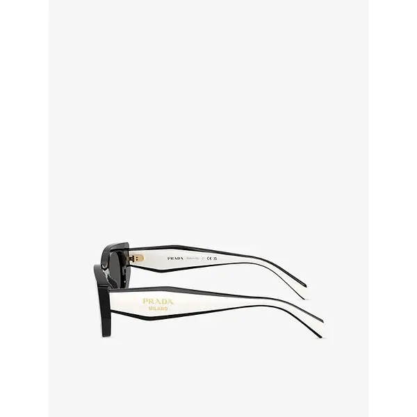 Prada Pillow-frame Acetate Sunglasses