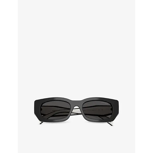 Prada Pillow-frame Acetate Sunglasses