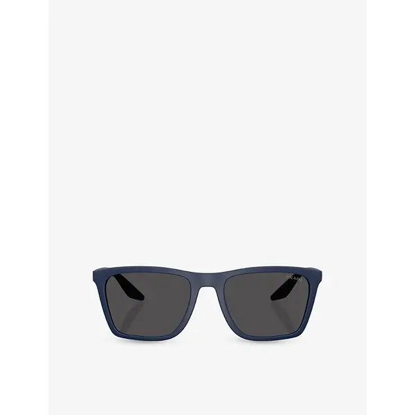 Prada Square-frame Acetate Sunglasses - Blue