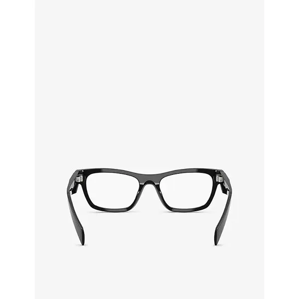 Prada Butterfly-frame Acetate Optical Glasses - Brown