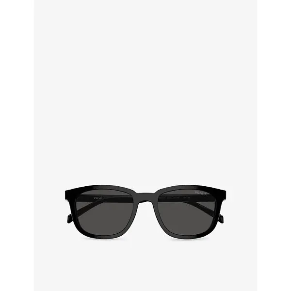 Prada Square-frame Acetate Sunglasses - Black