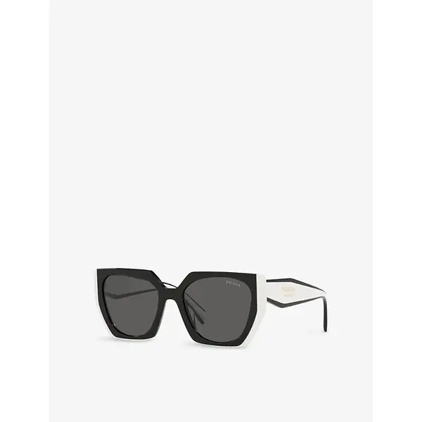 Prada Pr 15ws Cat-eye Sunglasses - Black