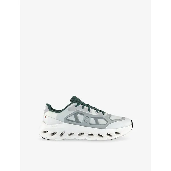 On Cloudtilt Remix Woven Trainers - Olive Ivory