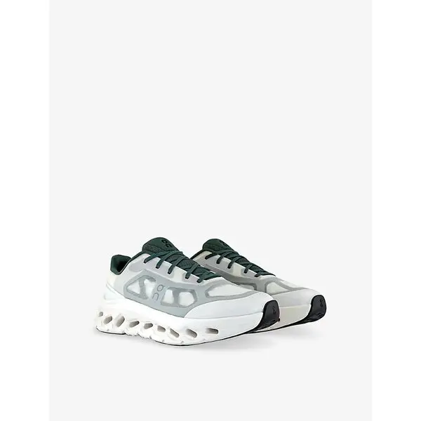 On Cloudtilt Remix Woven Trainers - Olive Ivory