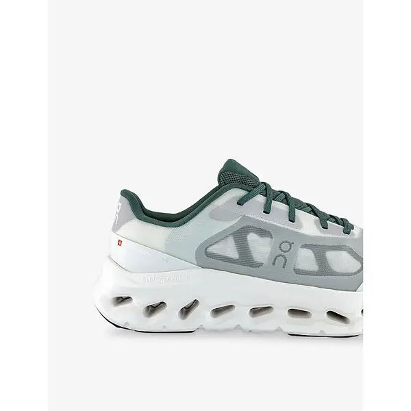 On Cloudtilt Remix Woven Trainers - Olive Ivory