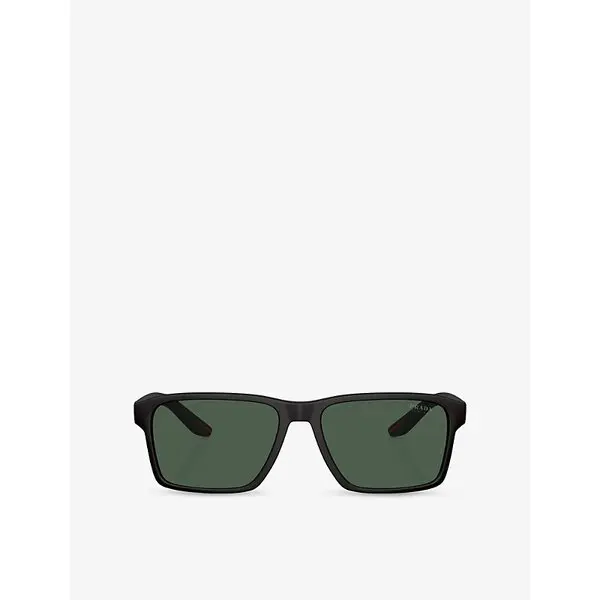 Prada Ps 05ys Square-frame Sunglasses - Black