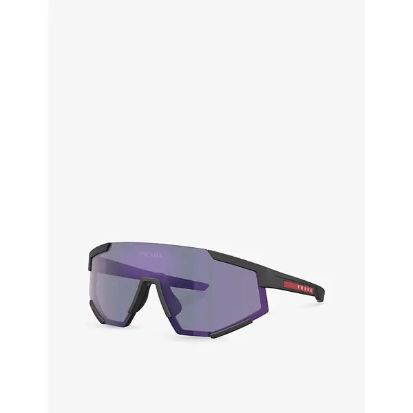 Prada Pillow Frame Nylon Sports Sunglasses
