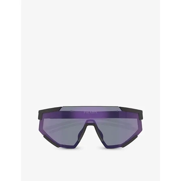 Prada Pillow Frame Nylon Sports Sunglasses