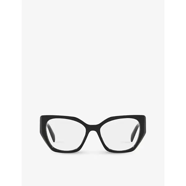 Prada Pr 18wv Square-framed Acetate Eyeglasses - Black