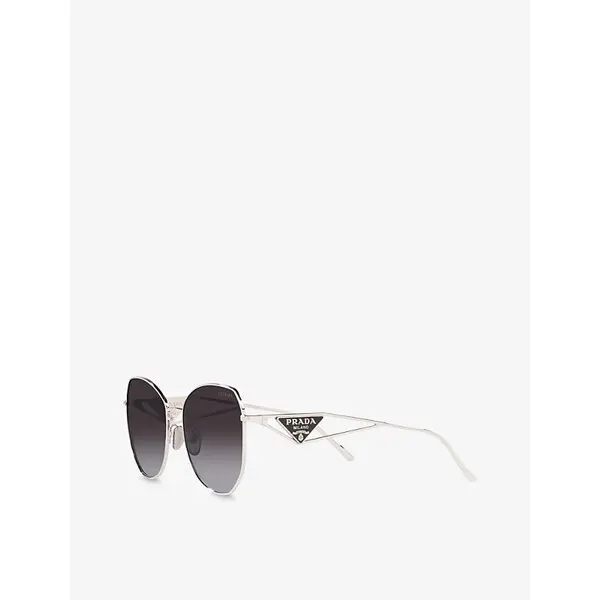 Prada Aviator Sunglasses - Silver