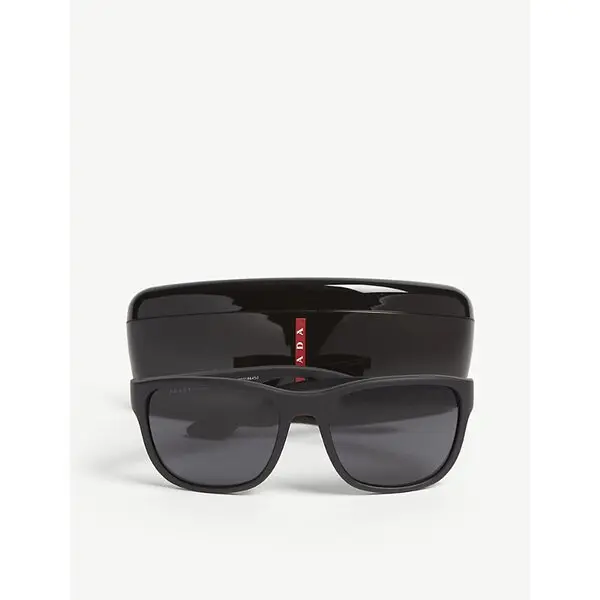 Prada Ps01u Square-frame Sunglasses - Black