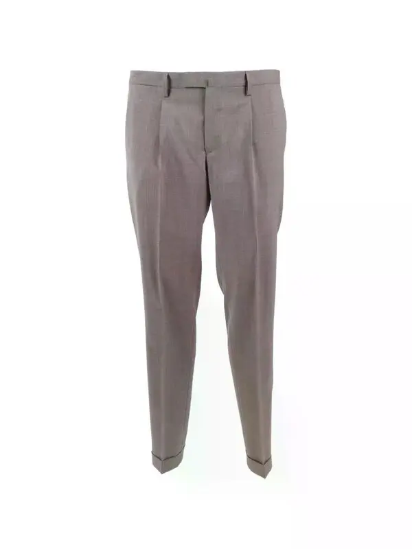 BRIGLIA 1949 Tailored Pleated Trousers - Grey