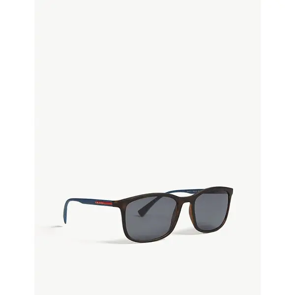 Prada Square Frame Havana Sunglasses