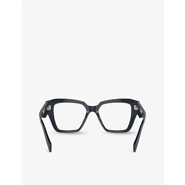 Prada Pr 09zv Square-frame Optical Glasses - Blue