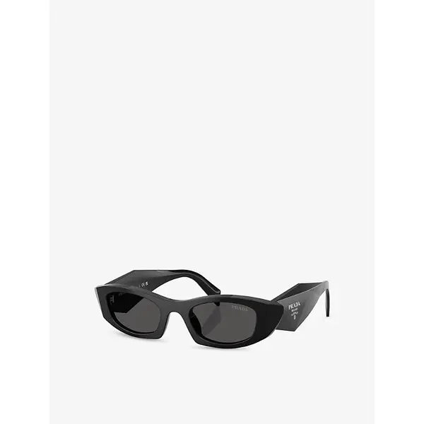Prada Cat-eye Acetate Sunglasses - Black