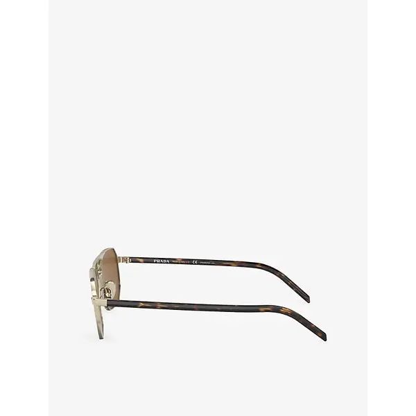 Prada Pr 58ys Rectangle-frame Sunglasses