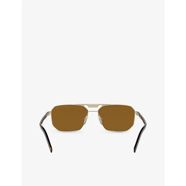 Prada Pr 58ys Rectangle-frame Sunglasses