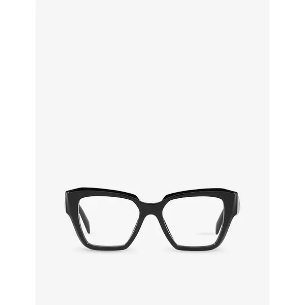 Prada Pr 09zv Square Optical Glasses - Black