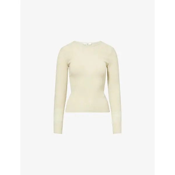 FRAME The Ditional Long-sleeve Mesh Top