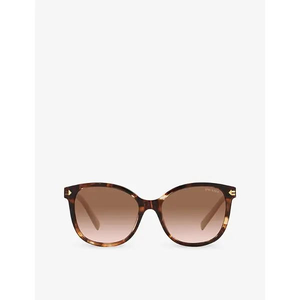 Prada Pr 22zs Square Sunglasses - Brown
