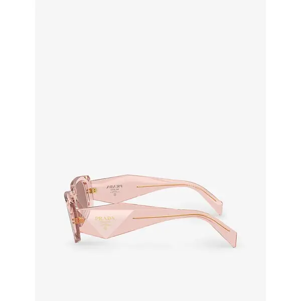 Prada Pr 17ws Rectangle Sunglasses - Pink
