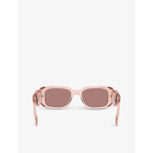 Prada Pr 17ws Rectangle Sunglasses - Pink