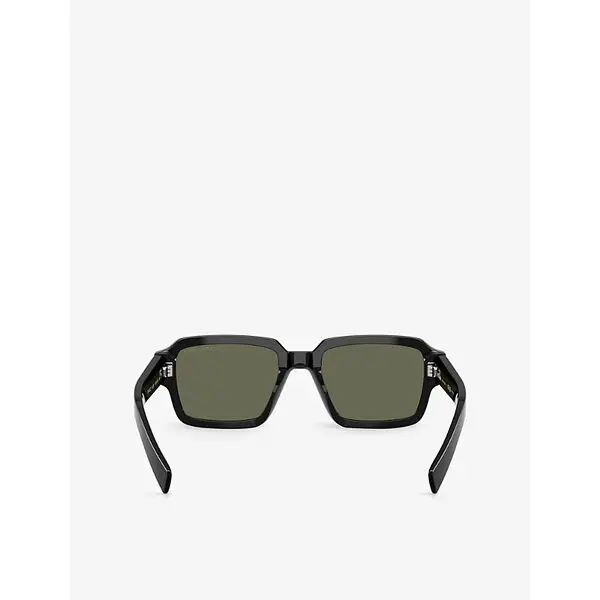 Prada Rectangle-frame Sunglasses - Black