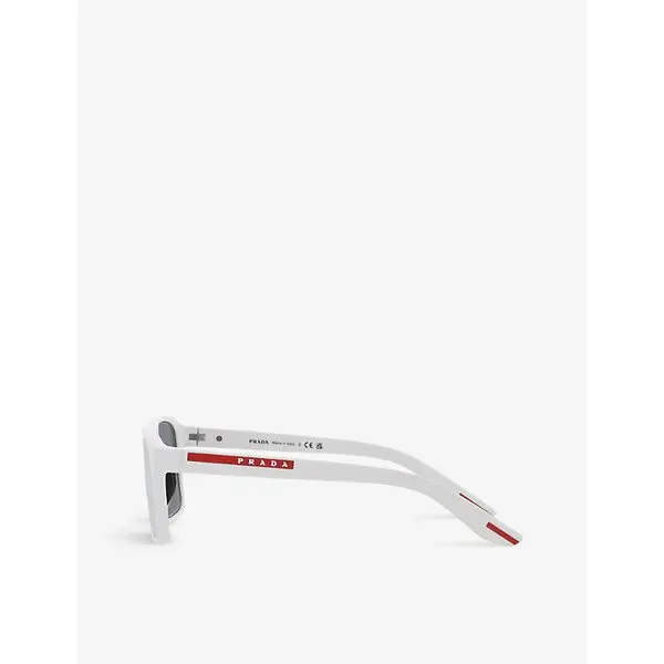 Prada Rectangle-frame Acetate Sunglasses