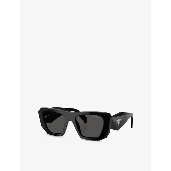 Prada Square-frame Acetate Sunglasses - Black