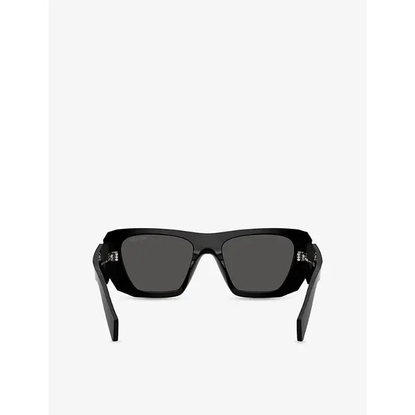 Prada Square-frame Acetate Sunglasses - Black