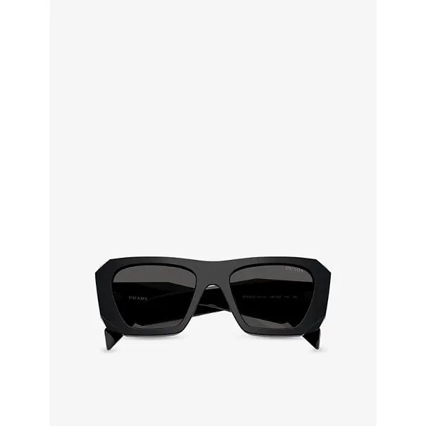 Prada Square-frame Acetate Sunglasses - Black