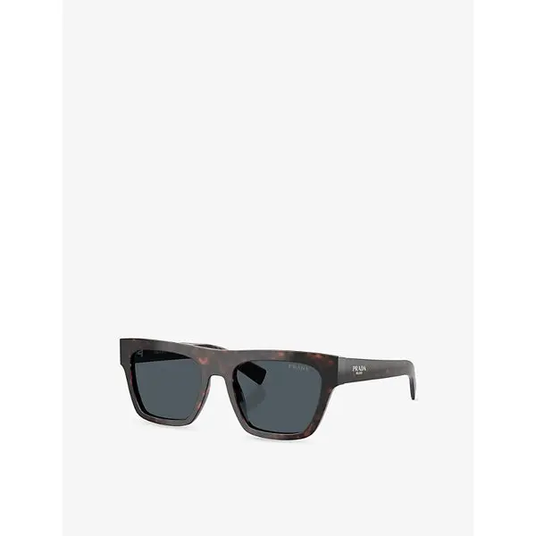 Prada Square-frame Acetate Sunglasses - Brown