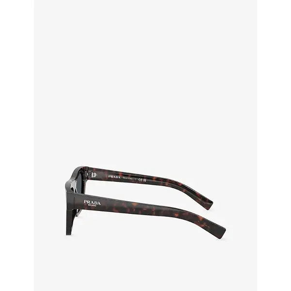 Prada Square-frame Acetate Sunglasses - Brown