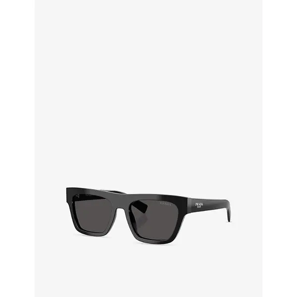 Prada Square-frame Acetate Sunglasses - Black