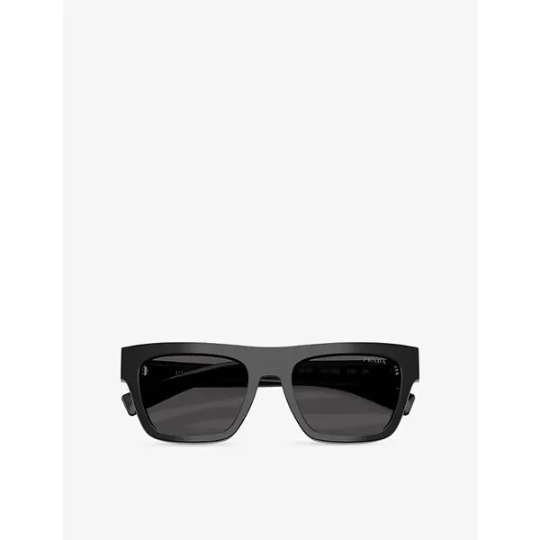 Prada Square-frame Acetate Sunglasses - Black