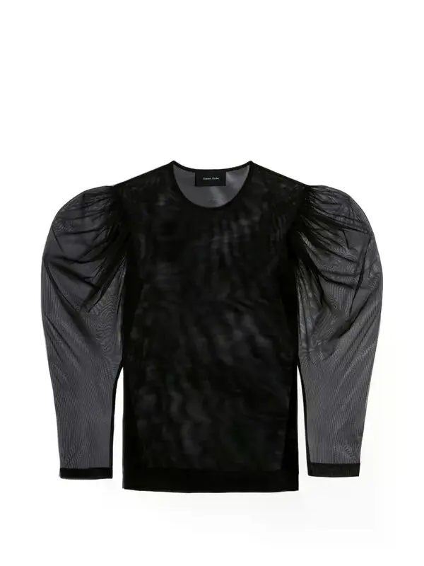 Simone Rocha Draped-sleeve Top