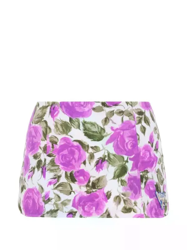 Chloé Floral Mini Skirt