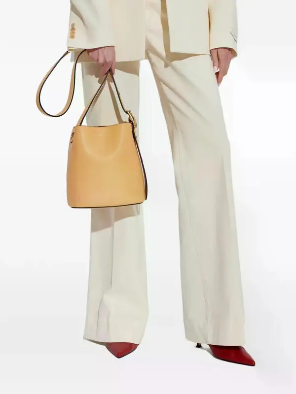 COACH Bleecker Leather Bucket Bag - Neutrals