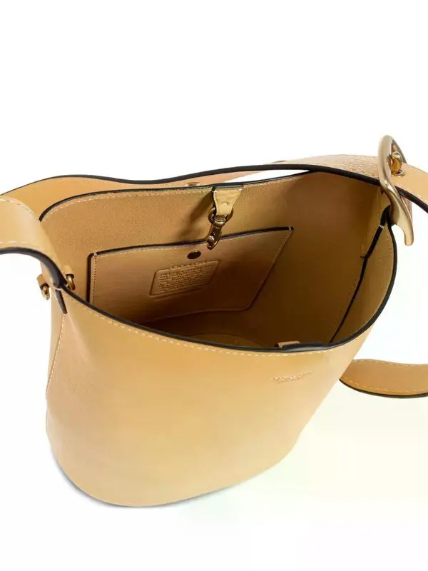 COACH Bleecker Leather Bucket Bag - Neutrals