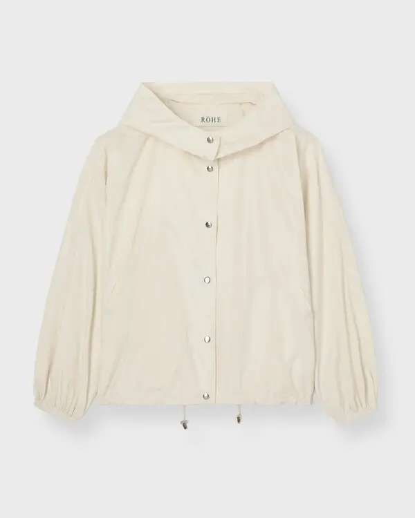 RÓHE Volume Silk-blend Jacket - Cream