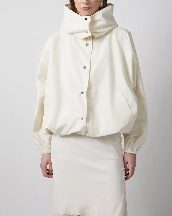 RÓHE Volume Silk-blend Jacket - Cream