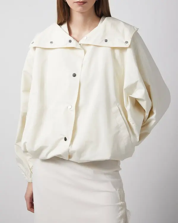 RÓHE Volume Silk-blend Jacket - Cream