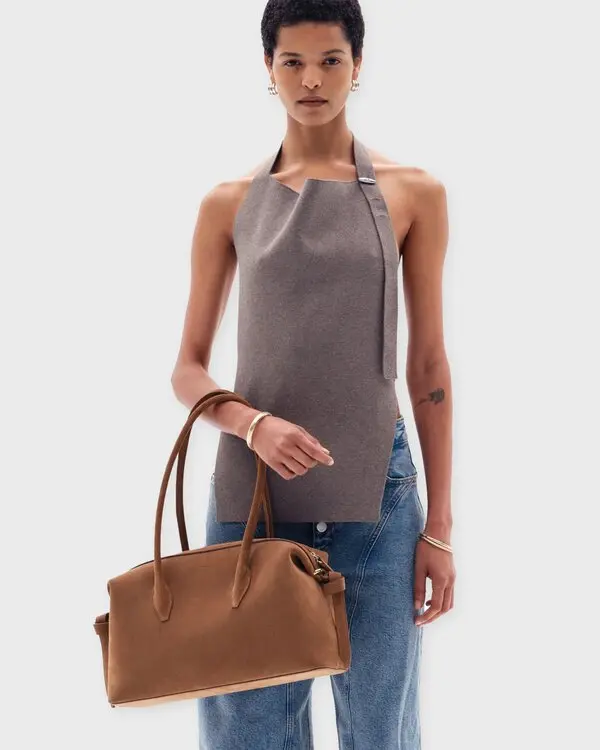 Yuzefi Brioche Duffle Bag - Cognac